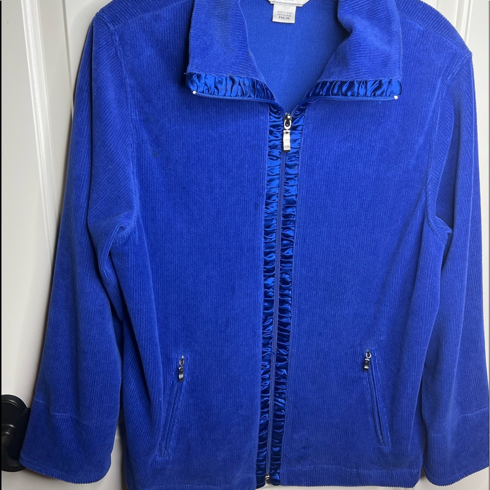 Allison Daley Jacket Petite Medium Blue - Gem